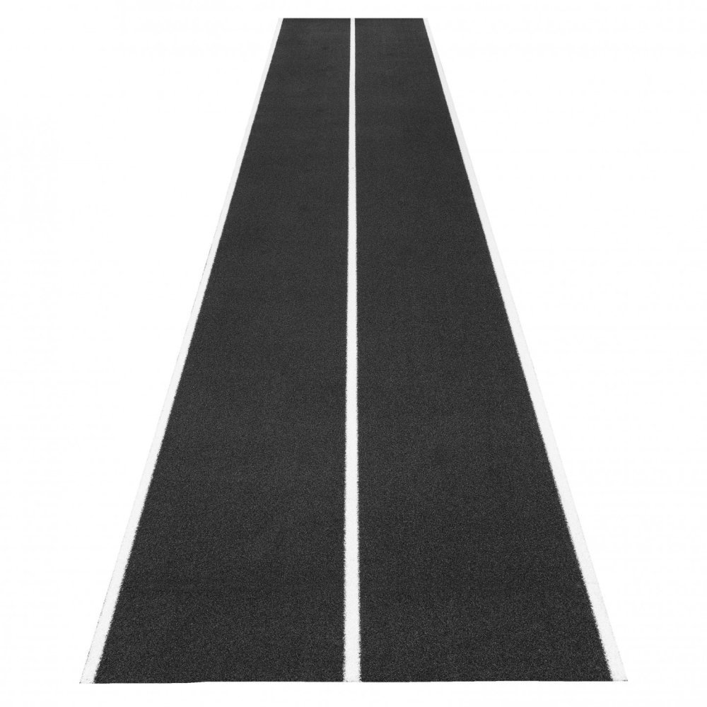 Umělá tráva Sprint Track s pruhem 12,5 x 2 m, tl. 10 mm - Barva: Černá ...